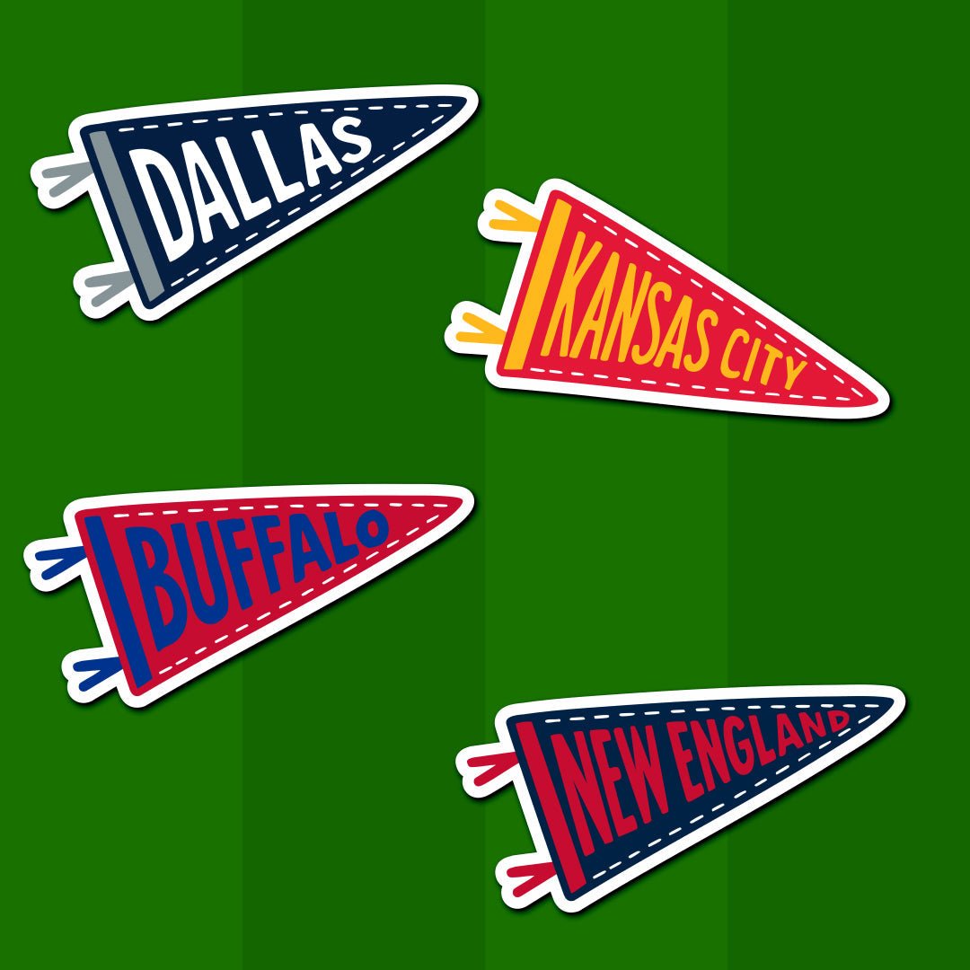Football Stickers – Fun & Durable Sports Decals – Footnotes Paper