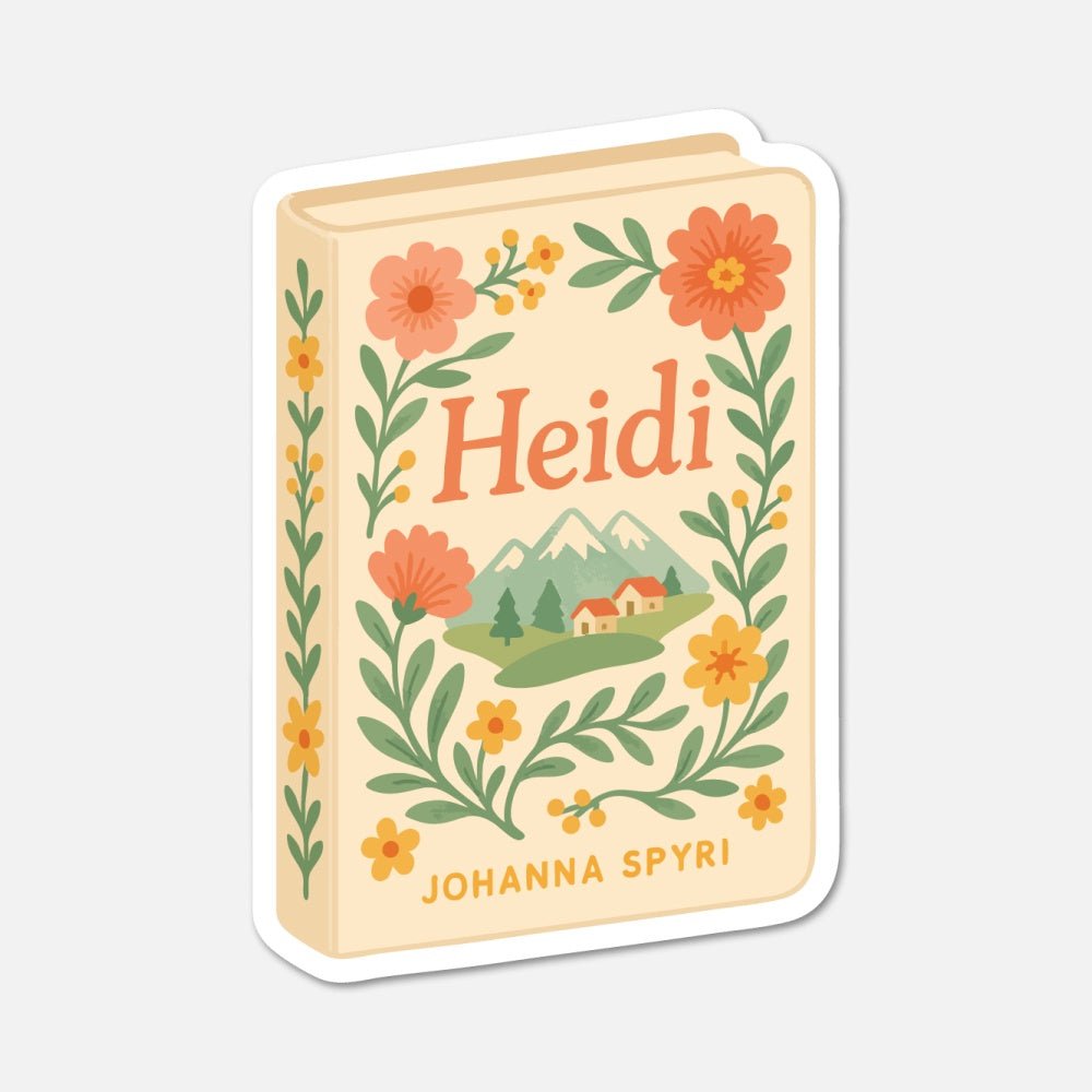 Heidi book sticker Ð classic childrenÕs story decal – Footnotes Paper