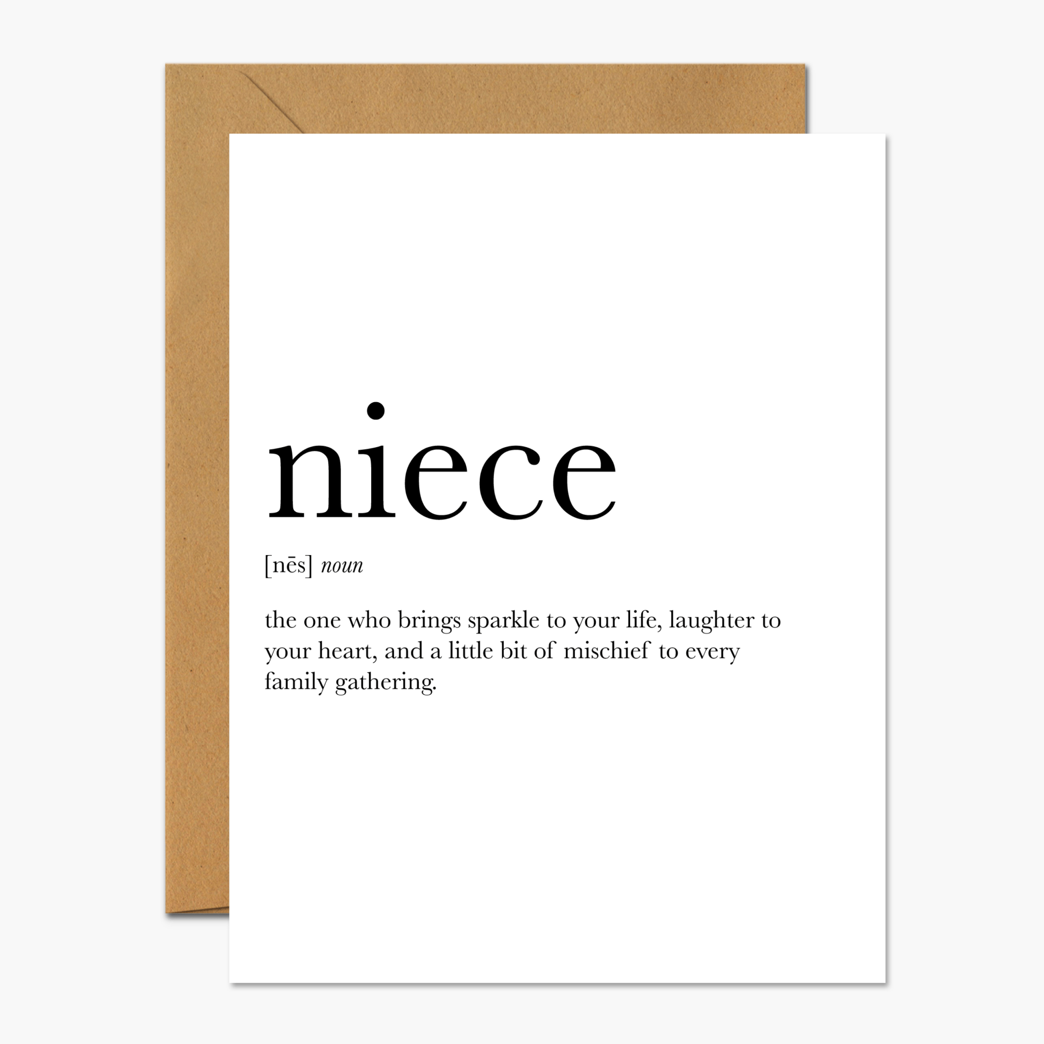 Birthday Card for Niece | Footnotes Paper