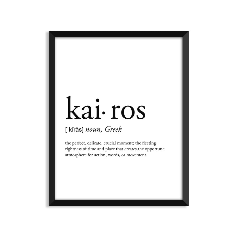 Kairos Definition Everyday Card – Footnotes Paper